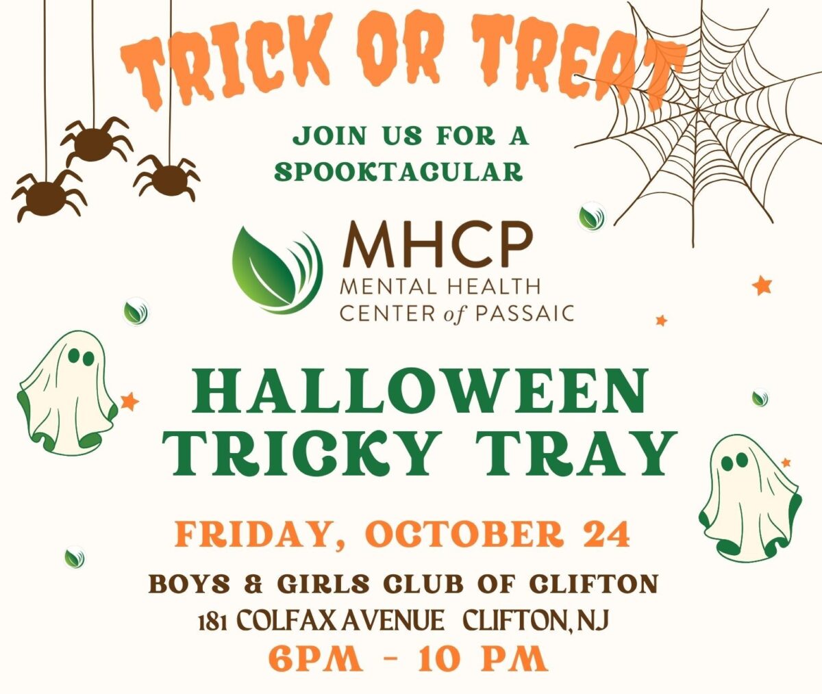 MHCP Halloween Tricky Tray - Mental Health Center of Passaic