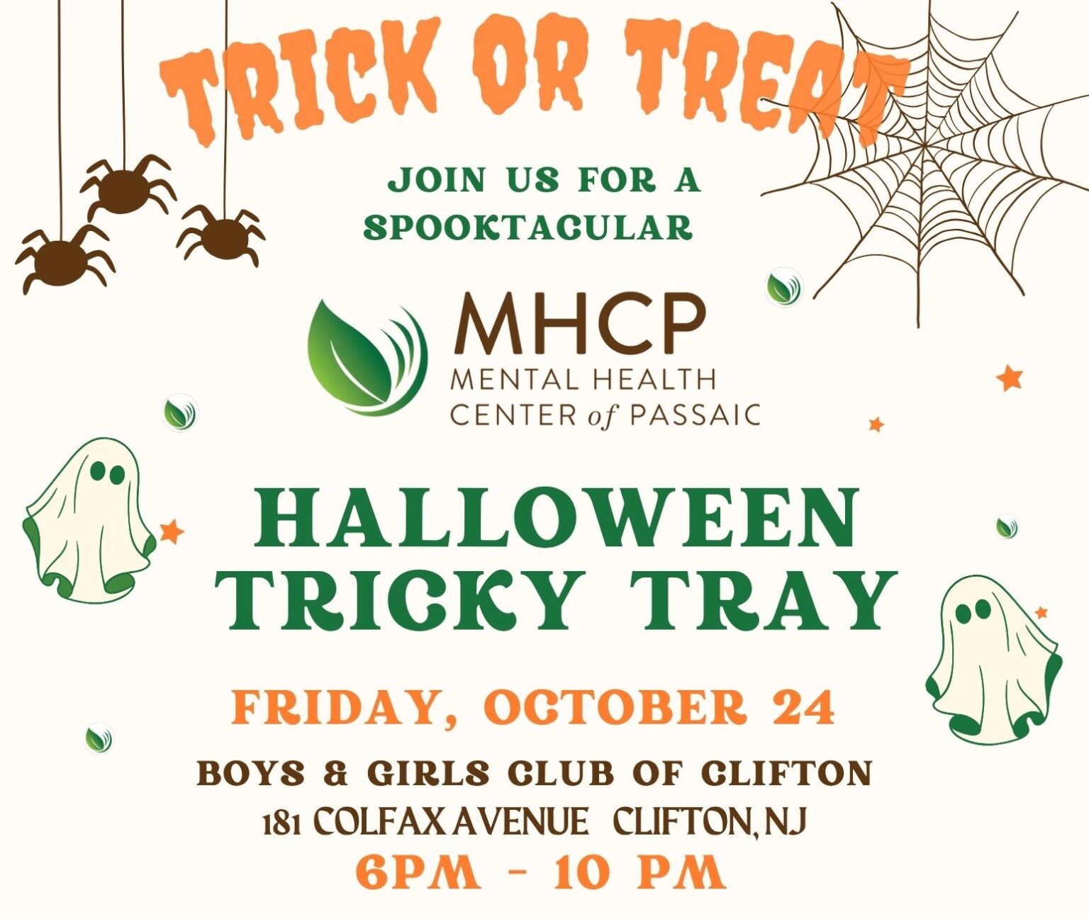 MHCP Halloween Tricky Tray - Mental Health Center of Passaic
